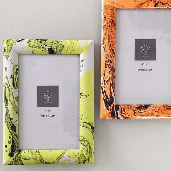 Marbled Frames - Etsy