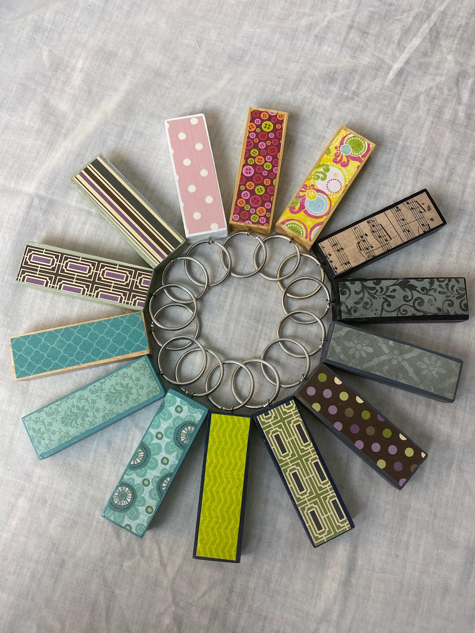 Jenga Block Key Chain - Music Notes - Etsy