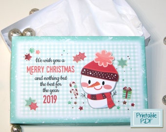 Gift box printable | Etsy