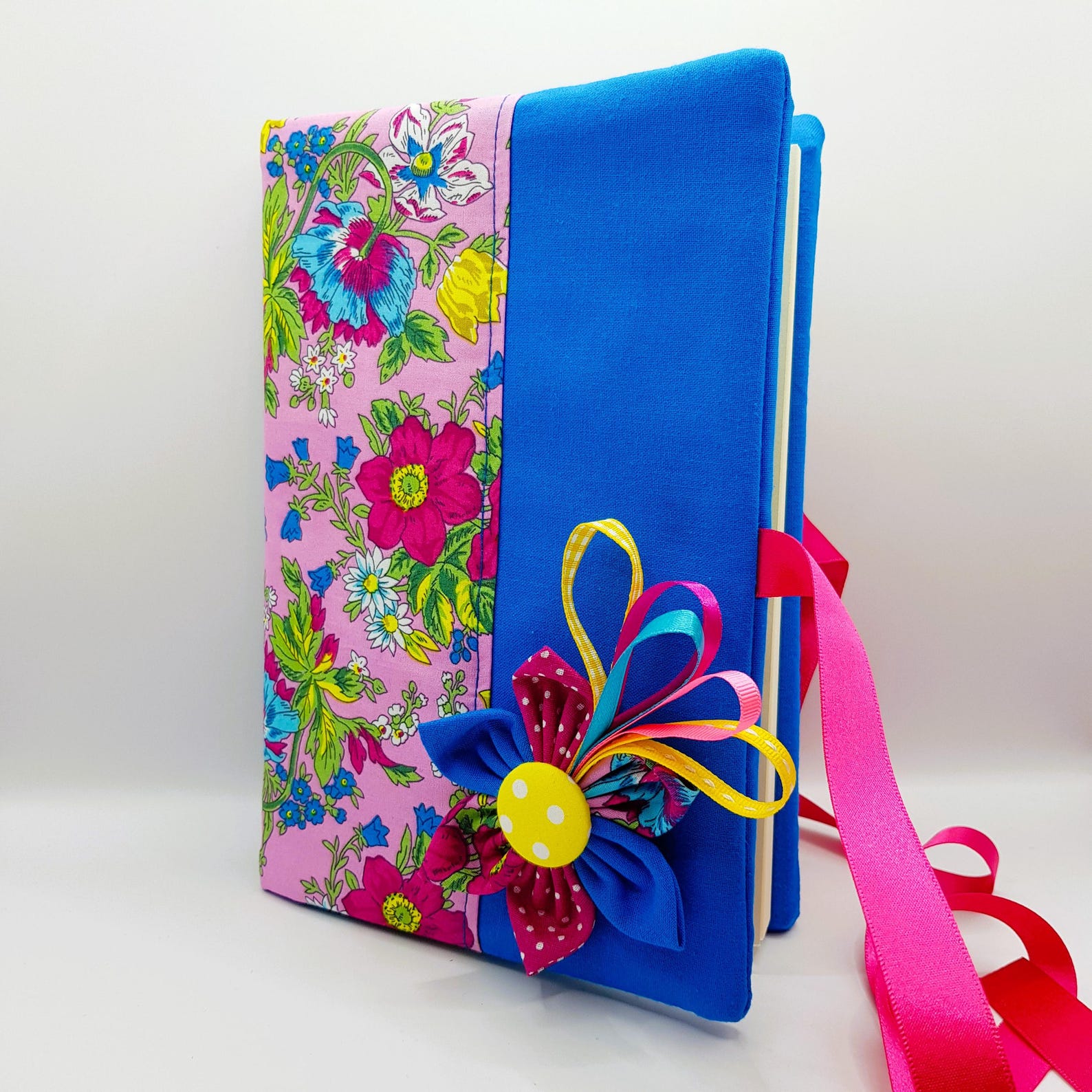 Notebook Journal Diary Memo Scrap Book Keepsake Cover A5 Quilted With ...