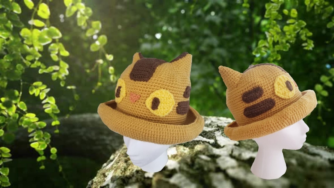 Cat Rolled Brim Hat Crochet Pattern - Etsy