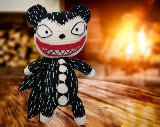 Vampire Teddy Amigurumi Pattern - Etsy