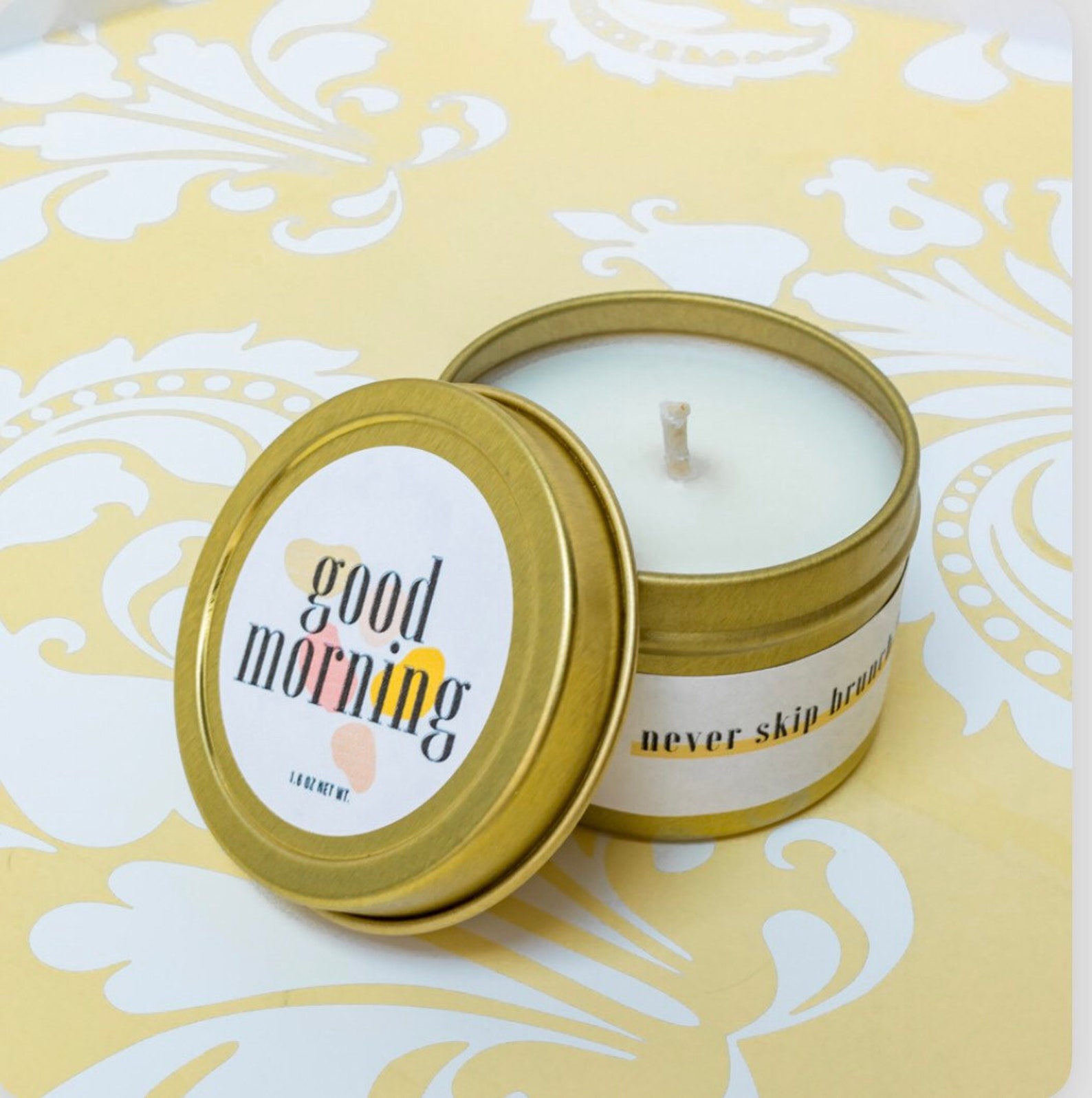 GOOD MORNING CANDLE Hand Poured Candle Soy Candle All - Etsy