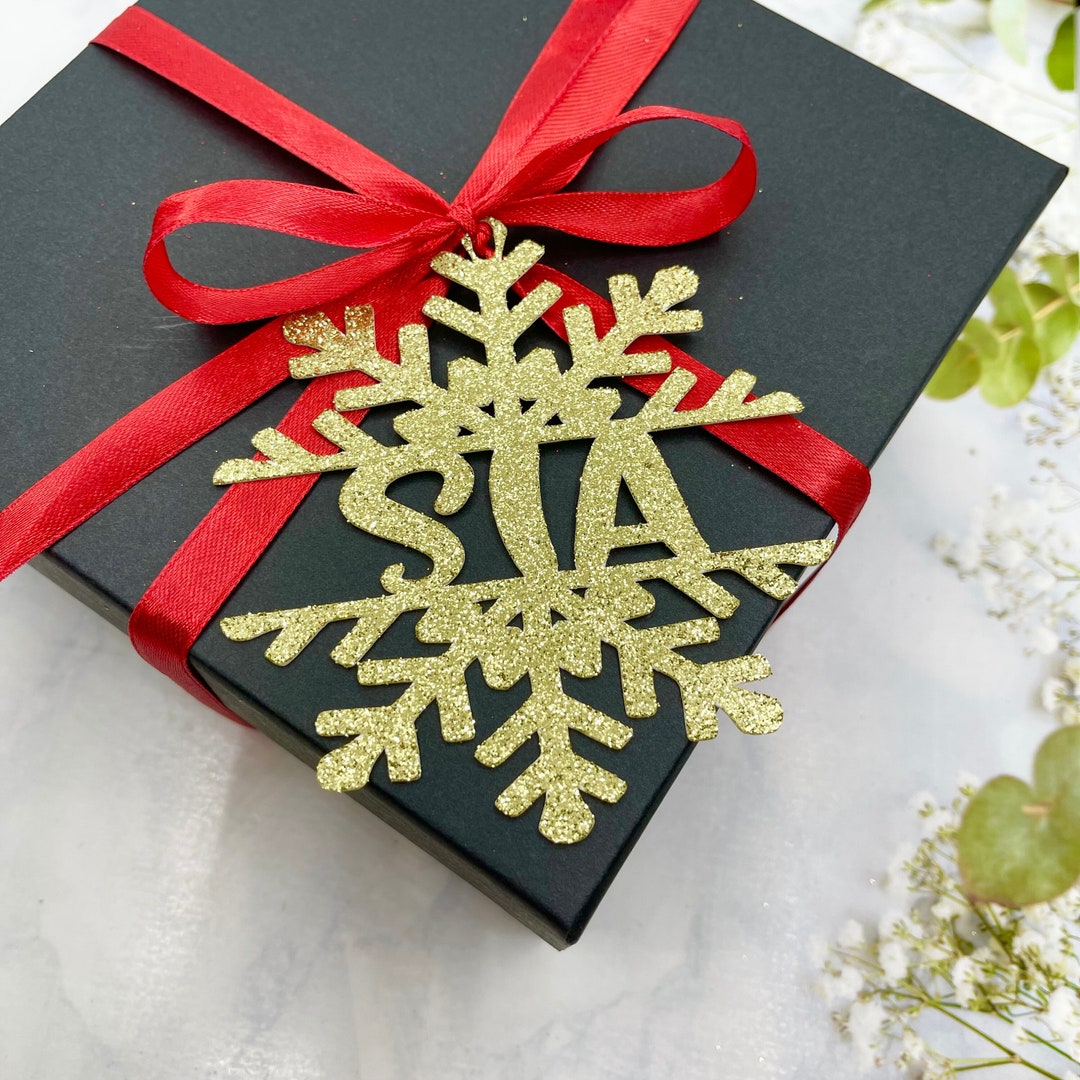 Snowflake Gift Tag Name Gift Tag Personalised Gift Tag Gift - Etsy