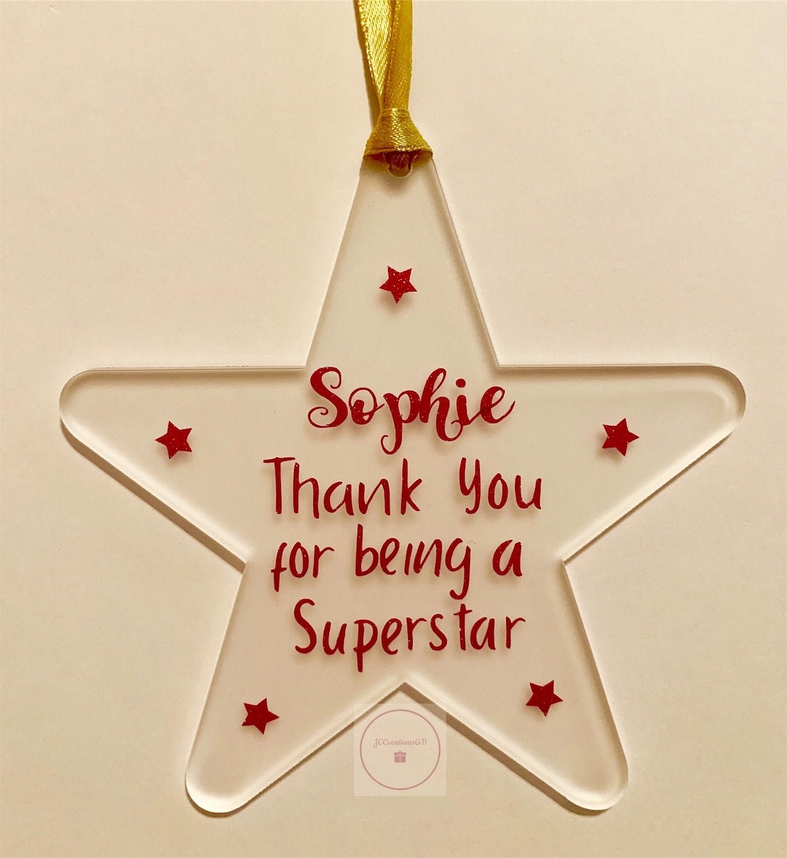 Thank You For Being A Superstar Star Gift Thank You Gift | Etsy
