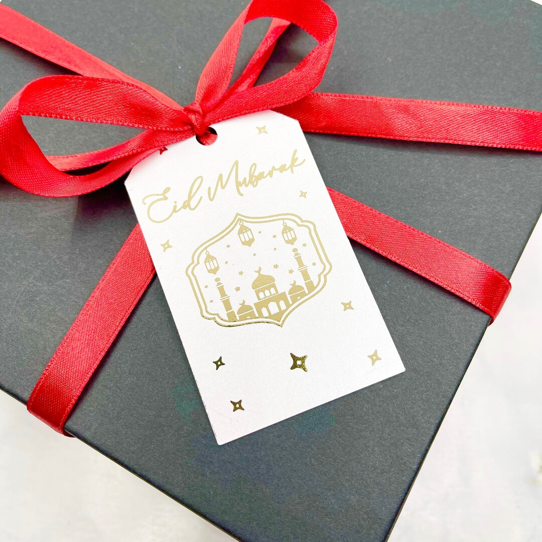 Eid Mubarak Gift Tags, Set of Eid Gift Tags, Personalised Gift Tags ...