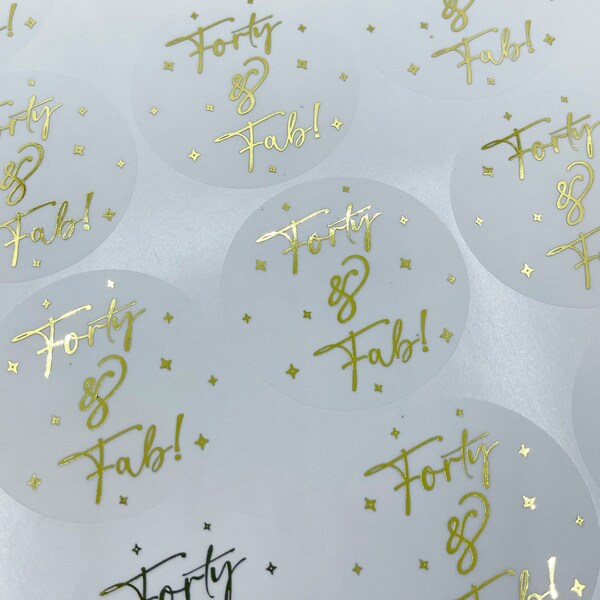 Personalized Birthday Party Stickers - Etsy