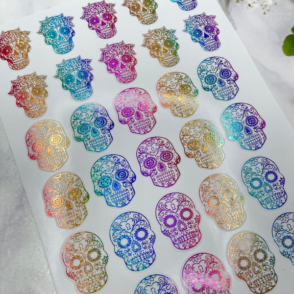 Skull Sticker - Etsy UK