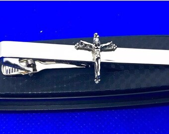 Cross Tie Clip | Etsy