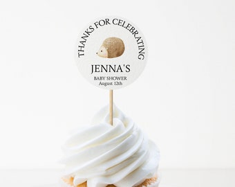 Woodland Animal Cupcake Toppers, Fall Cupcake Toppers, Decoration for ...