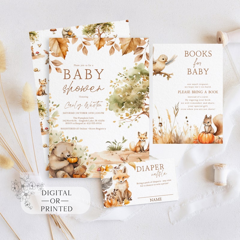 Forest Animal Baby - Etsy