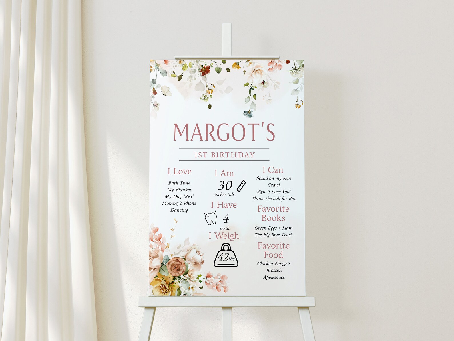 Editable Wildflower and Butterfly Birthday Invitation Bundle | Party ...