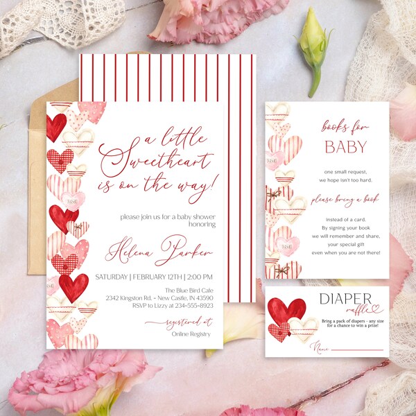 Baby Shower Heart - Etsy