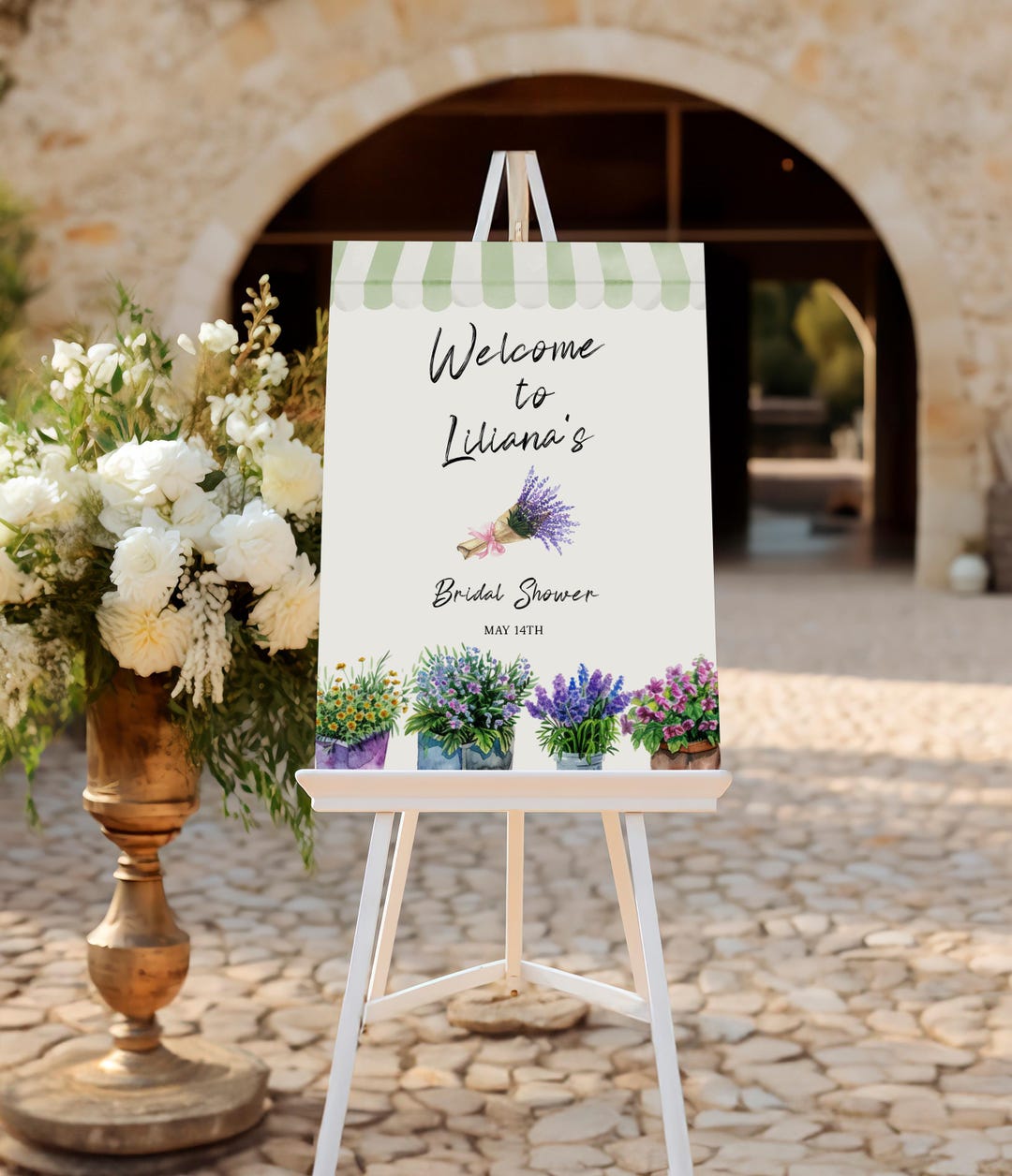 Editable Fresh off the Market Bridal Shower Welcome Sign Digital ...