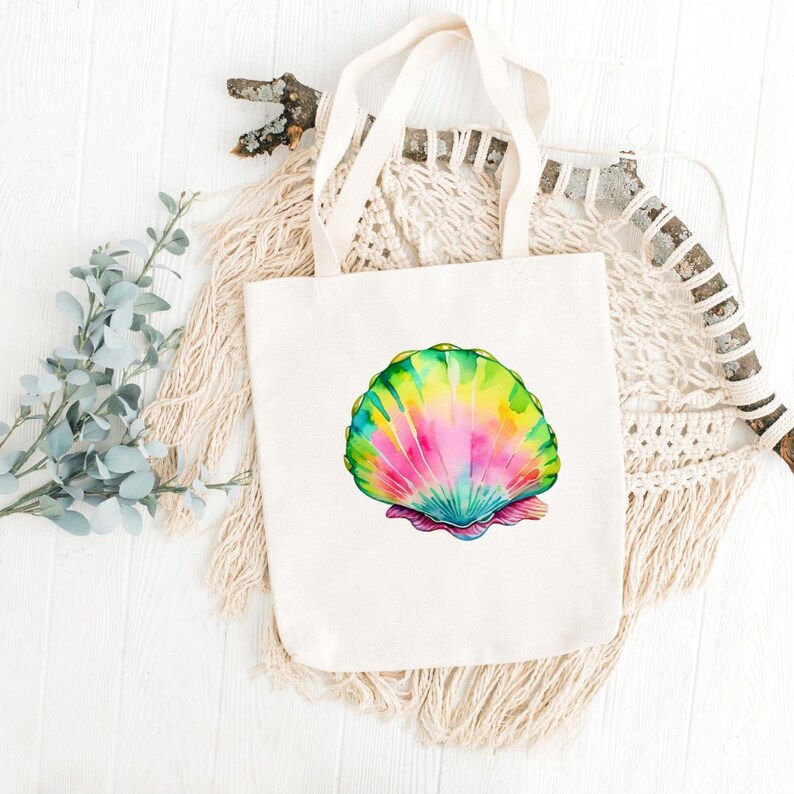 Watercolor Clam Shell – Digital Download - Etsy