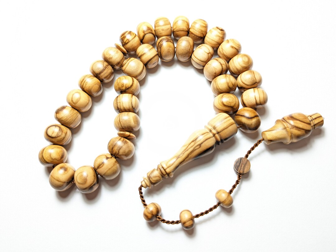 Century-old Olive Tree Wood Prayer Beads Tasbih Zeytin Tesbih Zayton ...