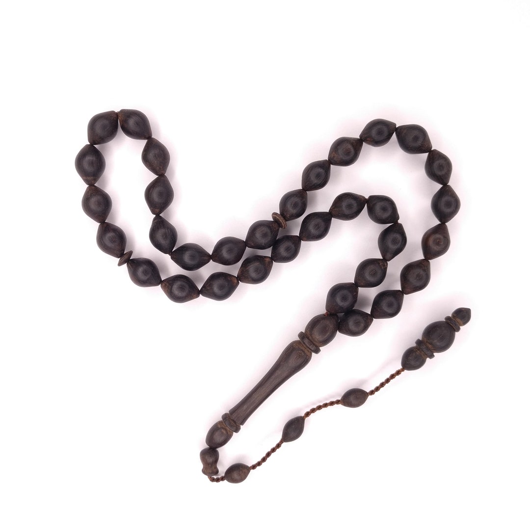 Turkish Oak Wood Prayer Beads Tasbih Kesme Agac Tesbih Tasbeeh Worry ...