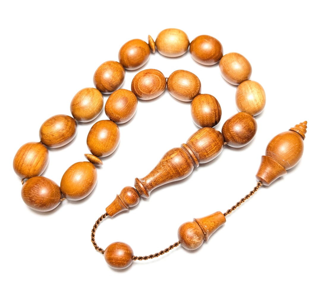 Buckthorn Tree Root Wood Prayer Beads, Worry Beads Kordiken Agac Efe ...
