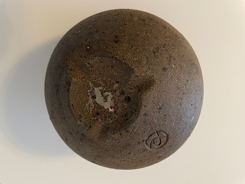 Robert Meinhardt Modernist Ikebana Stoneware Orb Vase With Multiple ...