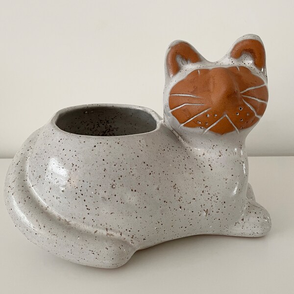 Large Outdoor Cat Planter - Etsy