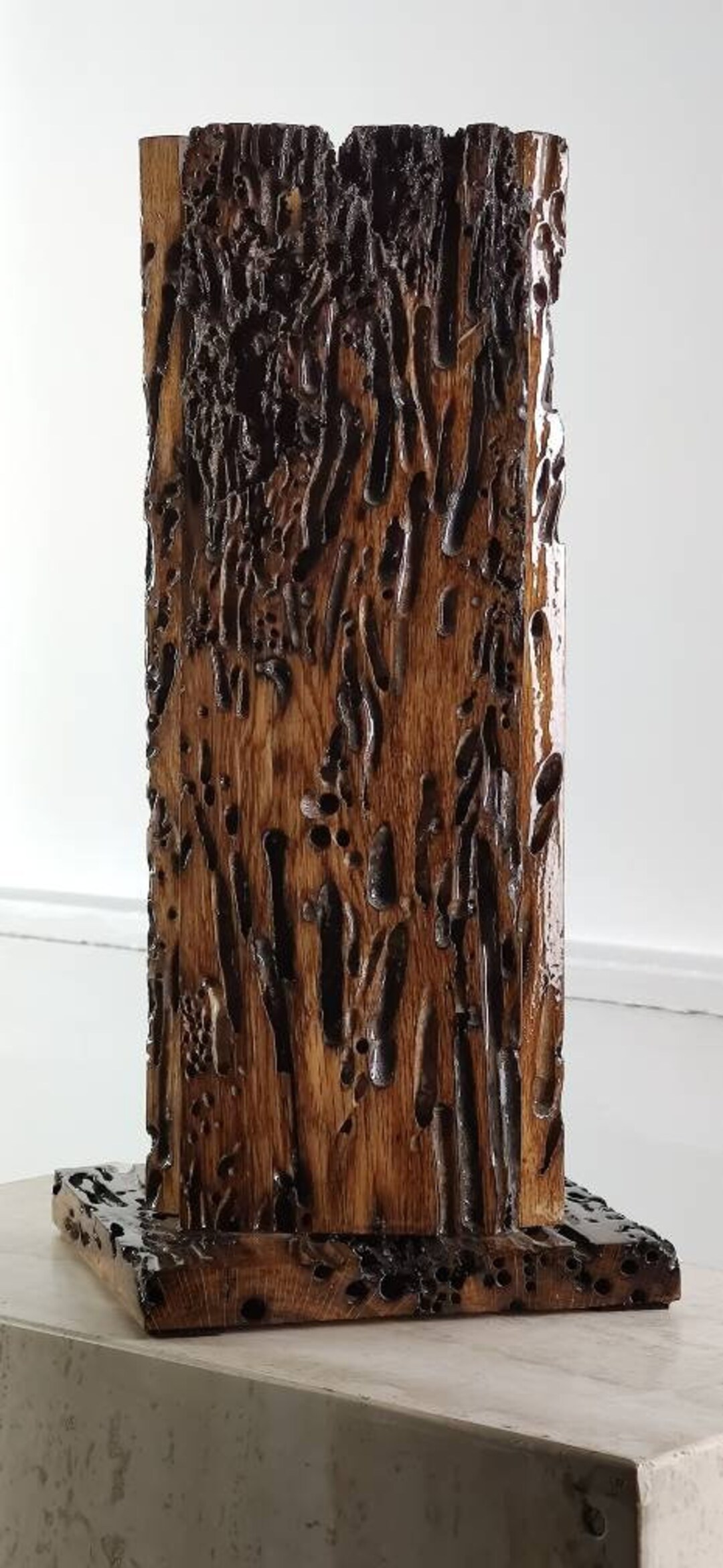 Led Briccola Di Venezia Wood Lamp - Etsy