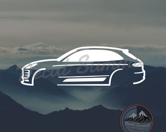 Porsche Macan Turbo Decal | Etsy