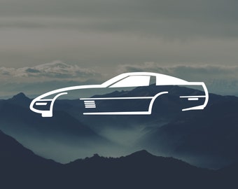 C4 Corvette Hood Decal | Etsy