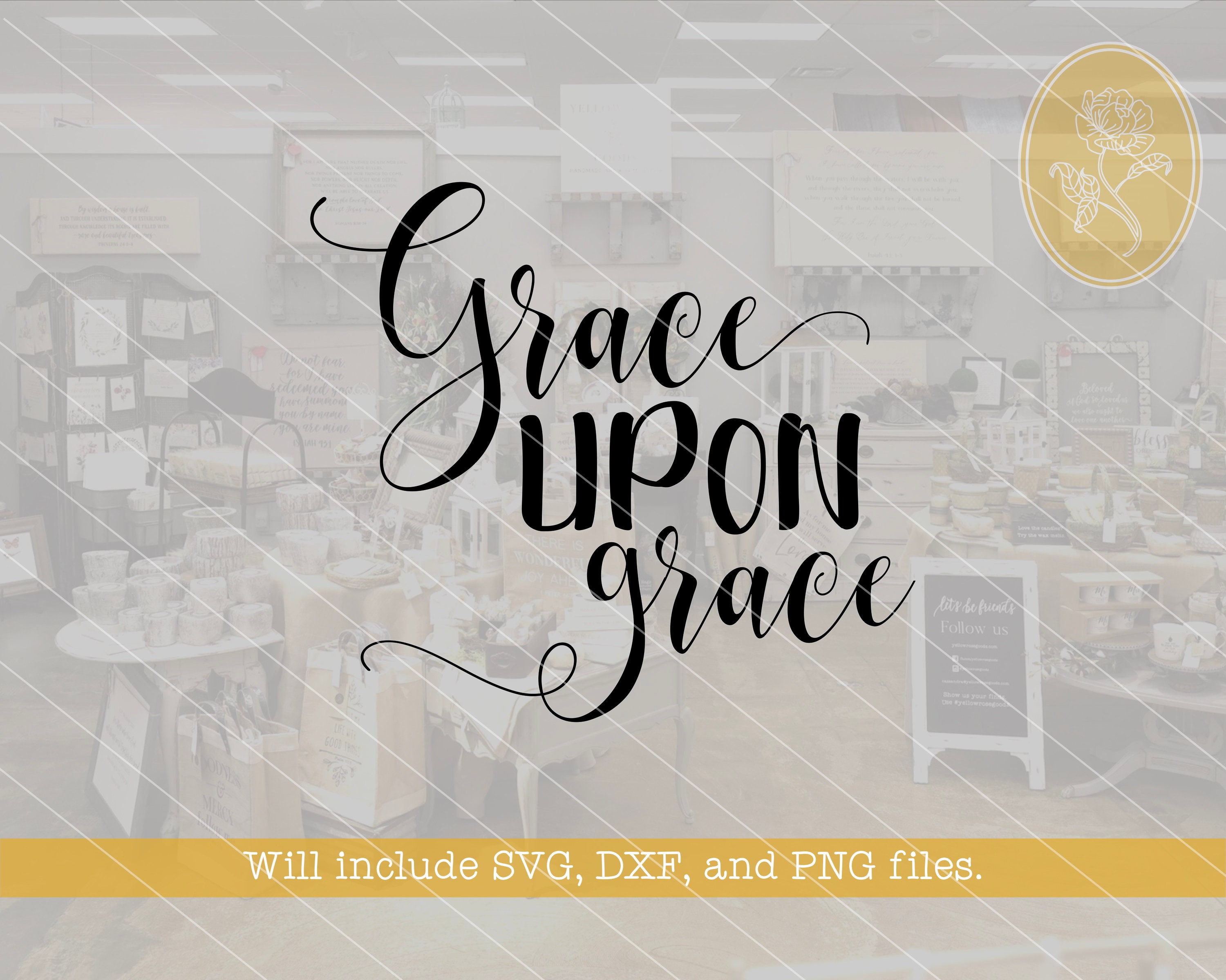 SVG FILES, Grace Upon Grace, Scripture Svg, Bible Verse Svg, Christian ...