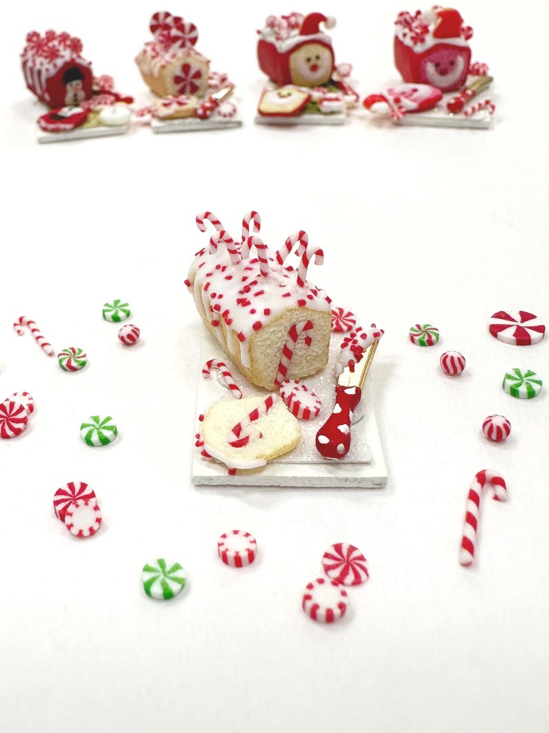 Christmas A surprise Inside Candy Cane Cake & Cake Board With Secret ...