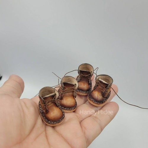 1 6 Scale Genuine Leather Doll Boots Blythe Shoes Blythe Doll Etsy
