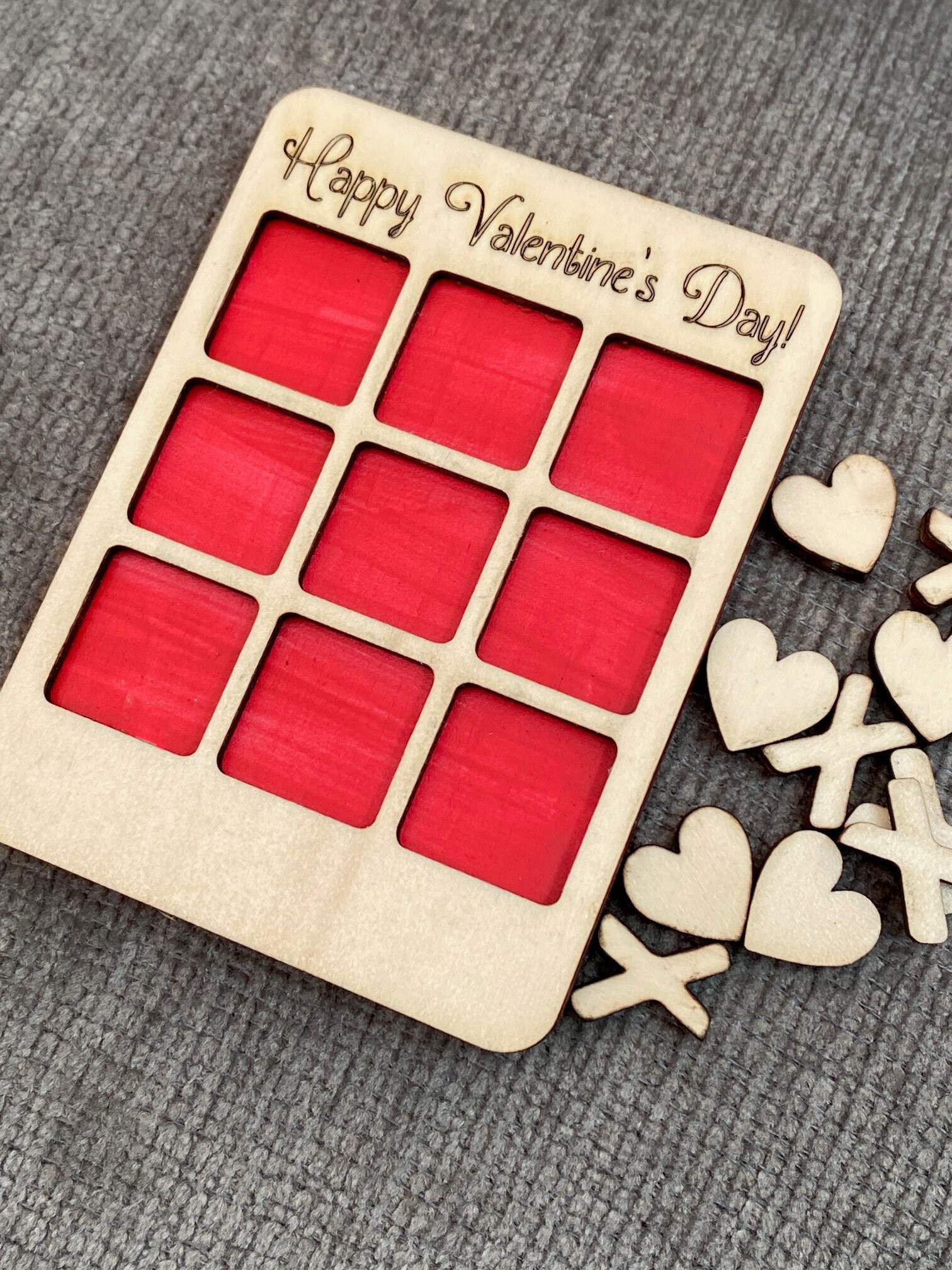 Valentines Day Tic-tac-toe Game Cards SVG File Download for Kids ...