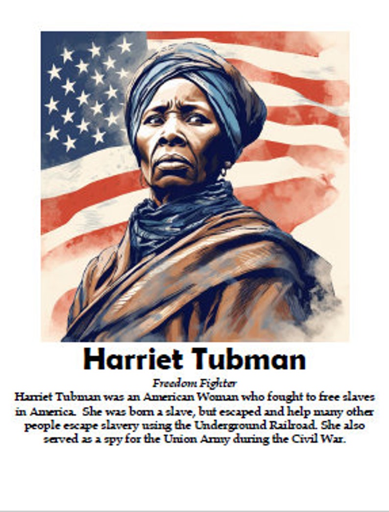 Black History Month Hero Bulletin Board Poster Biographies: 15 African ...
