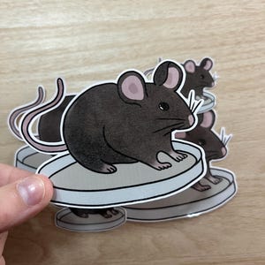 Laboratory Research Mouse Sticker, Mouse, Mice, Sticker, Science ...