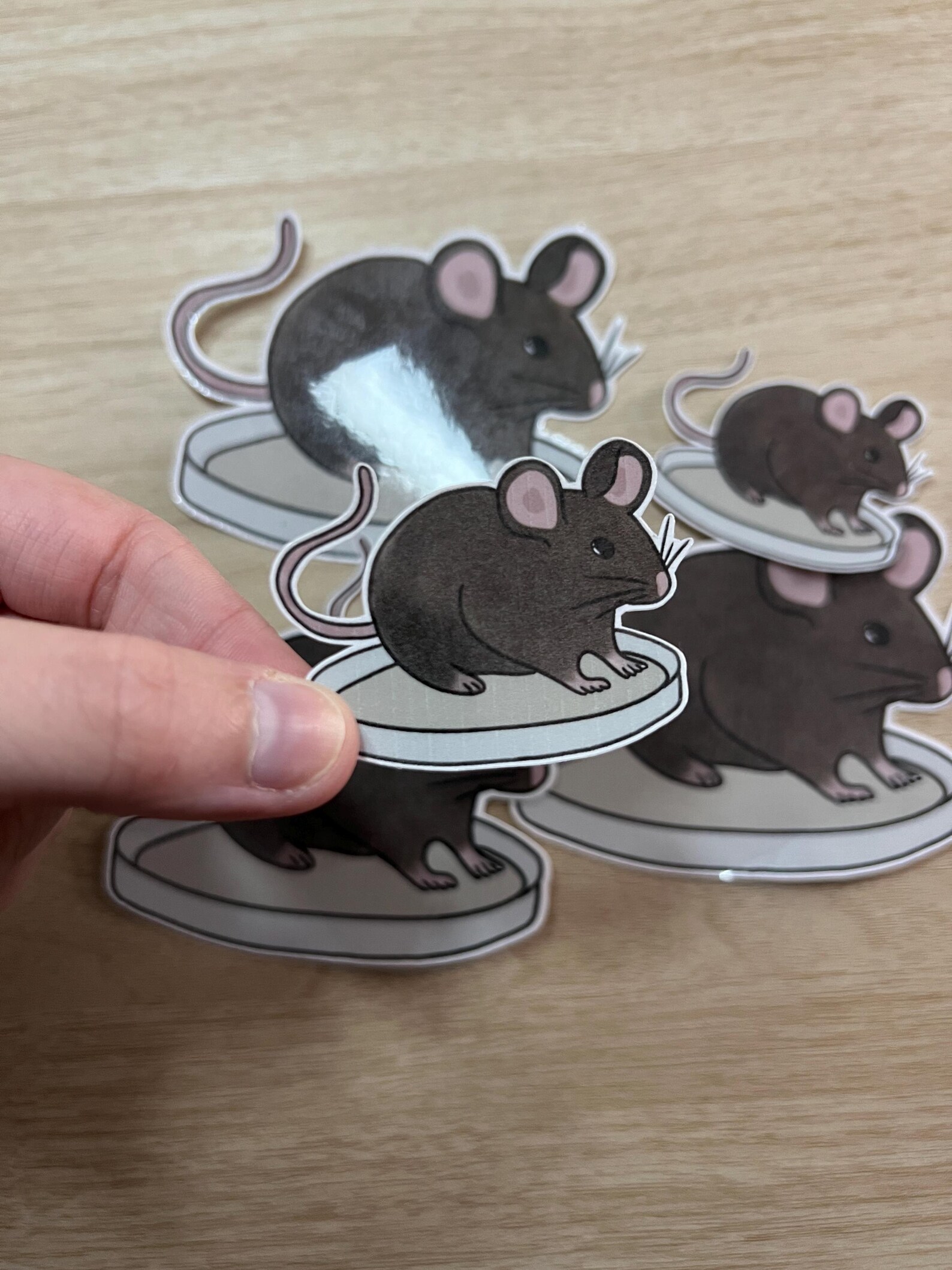Laboratory Research Mouse Sticker, Mouse, Mice, Sticker, Science ...
