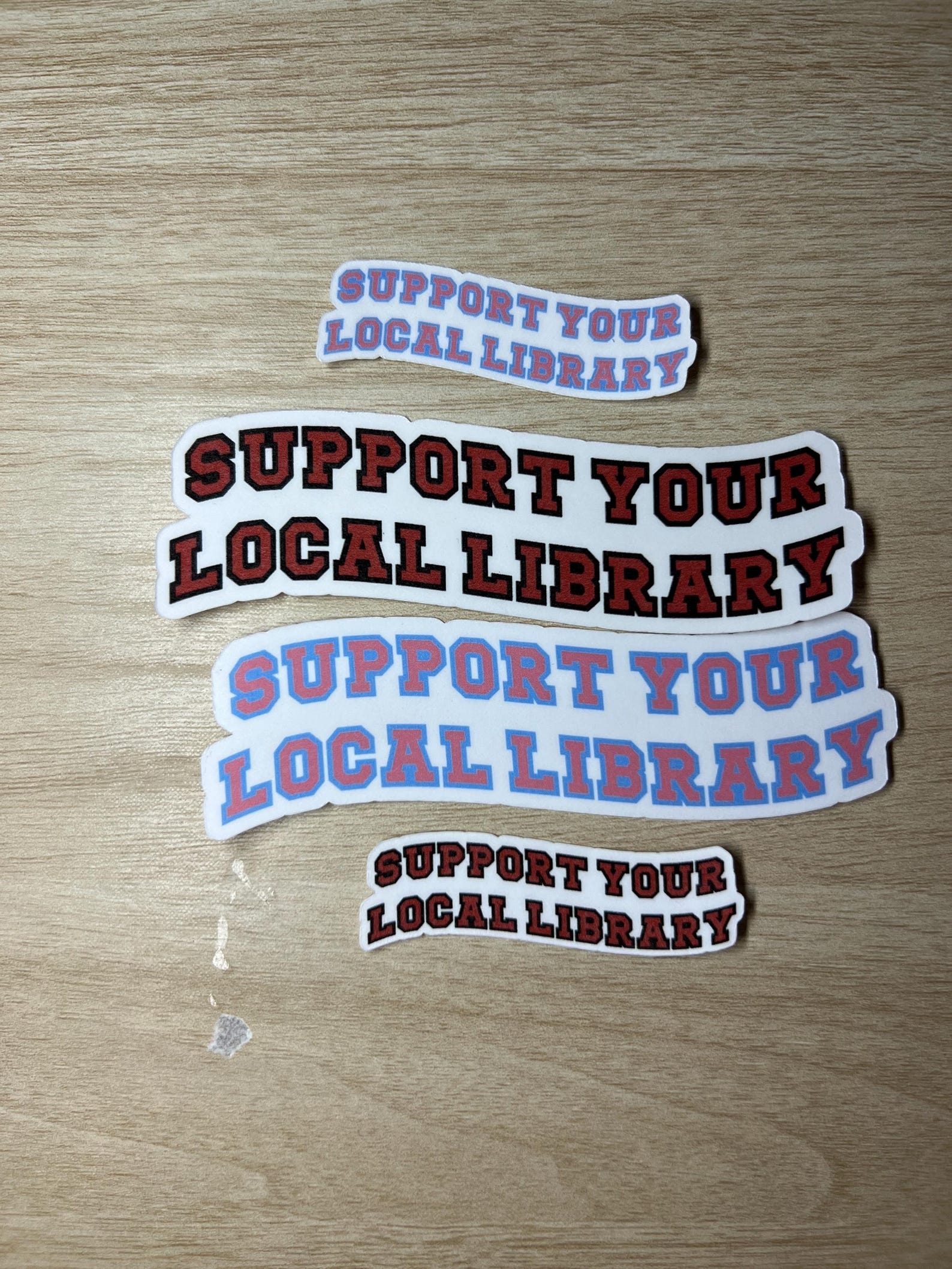 Support Your Local Library Sticker, Book Sticker, Reading Sticker ...