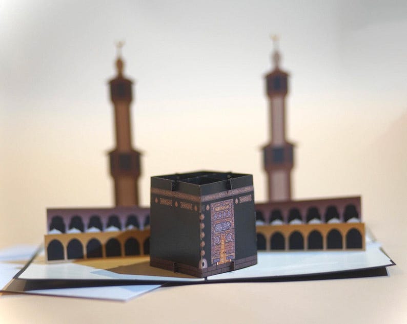 Kaba 3D Pop up Card - Embrace the Beauty of Hajj and Umrah - Etsy