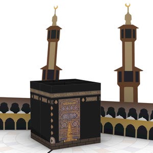 Kaba 3D Pop up Card - Embrace the Beauty of Hajj and Umrah - Etsy