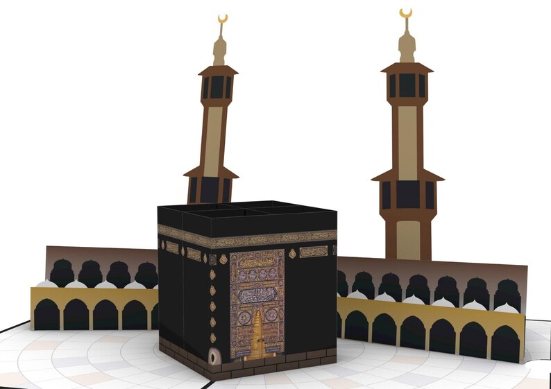 Kaba 3D Pop up Card - Embrace the Beauty of Hajj and Umrah - Etsy