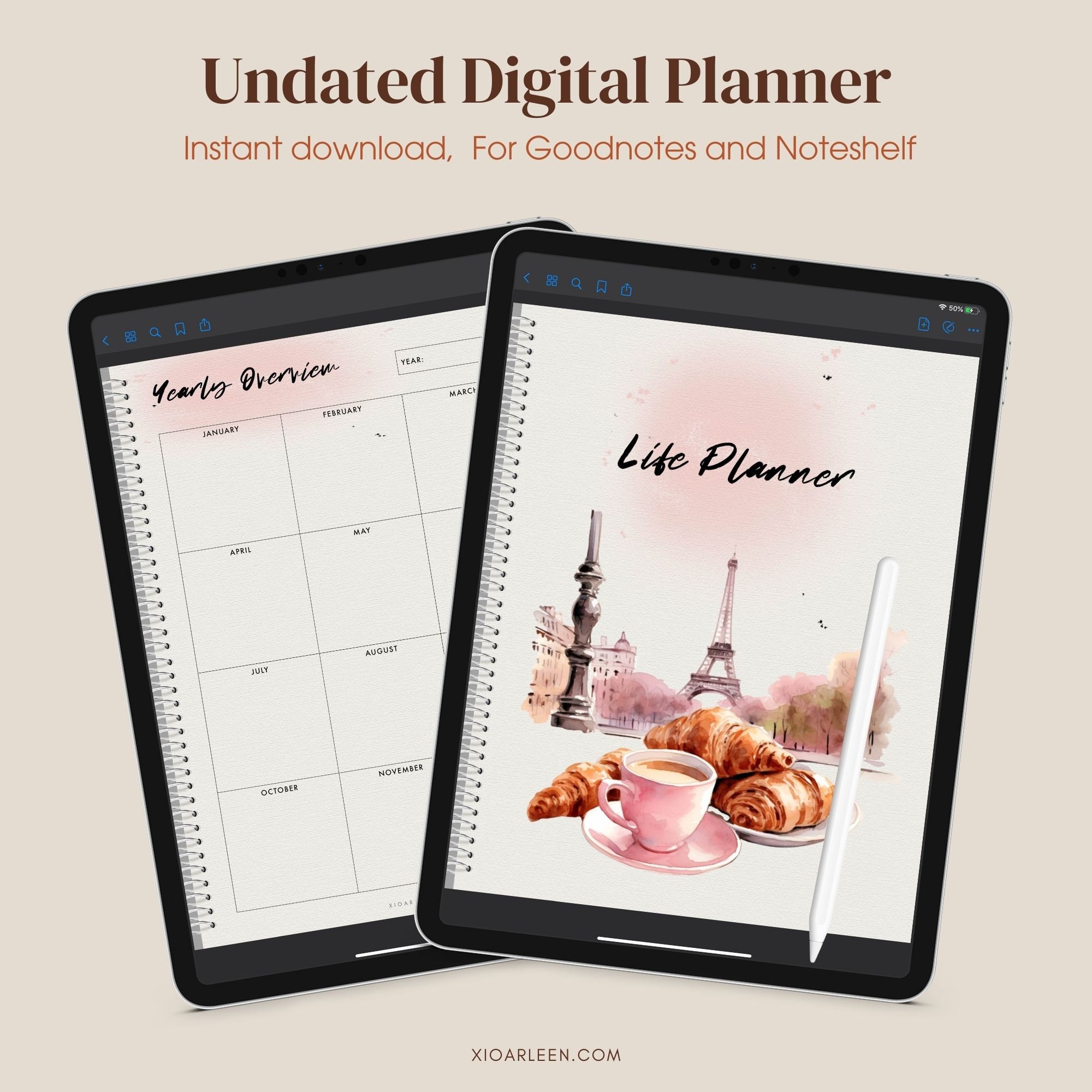 Digital Planner, Goodnotes Planner, Daily Digital Planner, iPad Planner ...