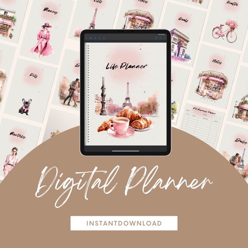 Digital Planner, Goodnotes Planner, Daily Digital Planner, iPad Planner ...