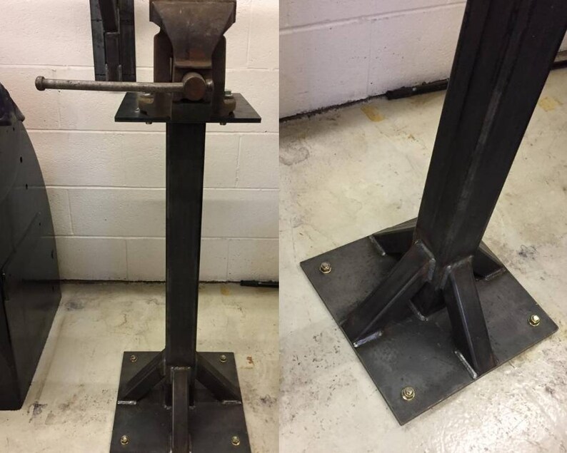 Heavy Duty Industrial Vice Stand Pedestal Made to Order | Etsy