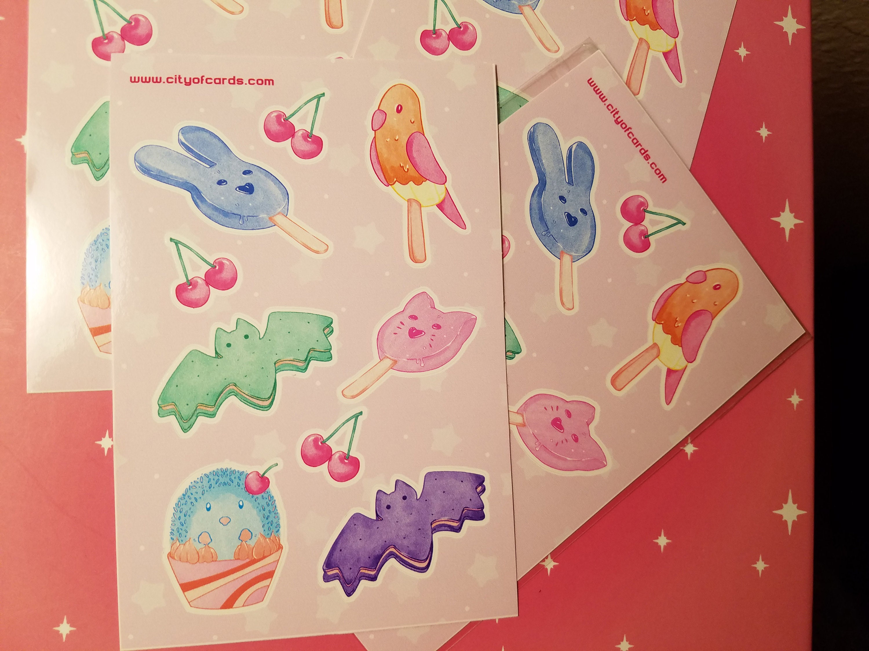 Ice Cream Animals Sticker Sheet - Etsy