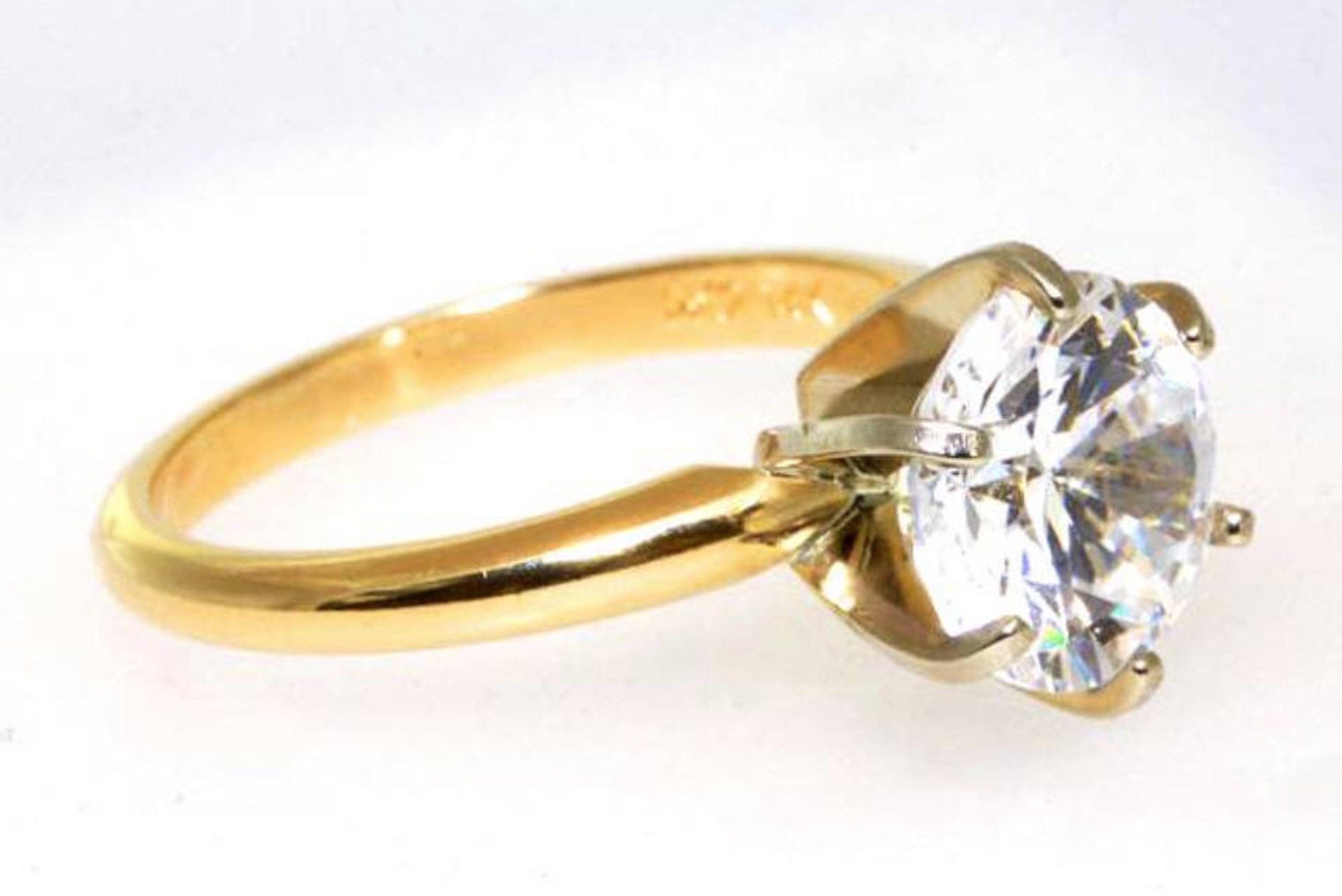 1CT 2CT 3.5CT Genuine VS E D Lab Diamond Coated Created Made - Etsy