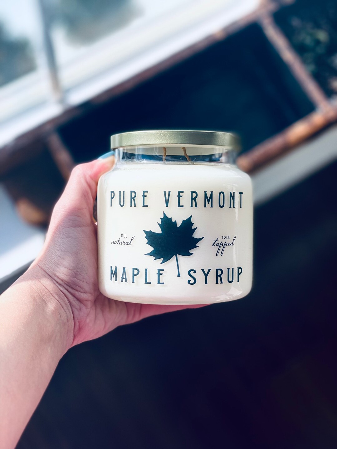 Buttered Maple Syrup Fall Scented Candle, Halloween Decor, Handmade ...