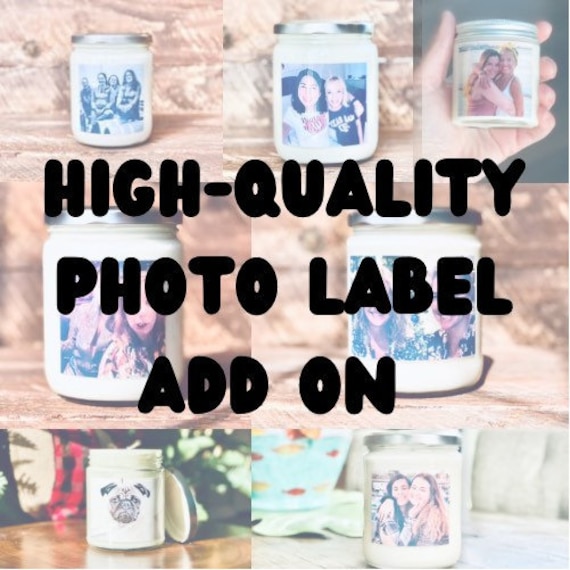 High Quality Photo Label ADD ON Personalized Gift | Etsy