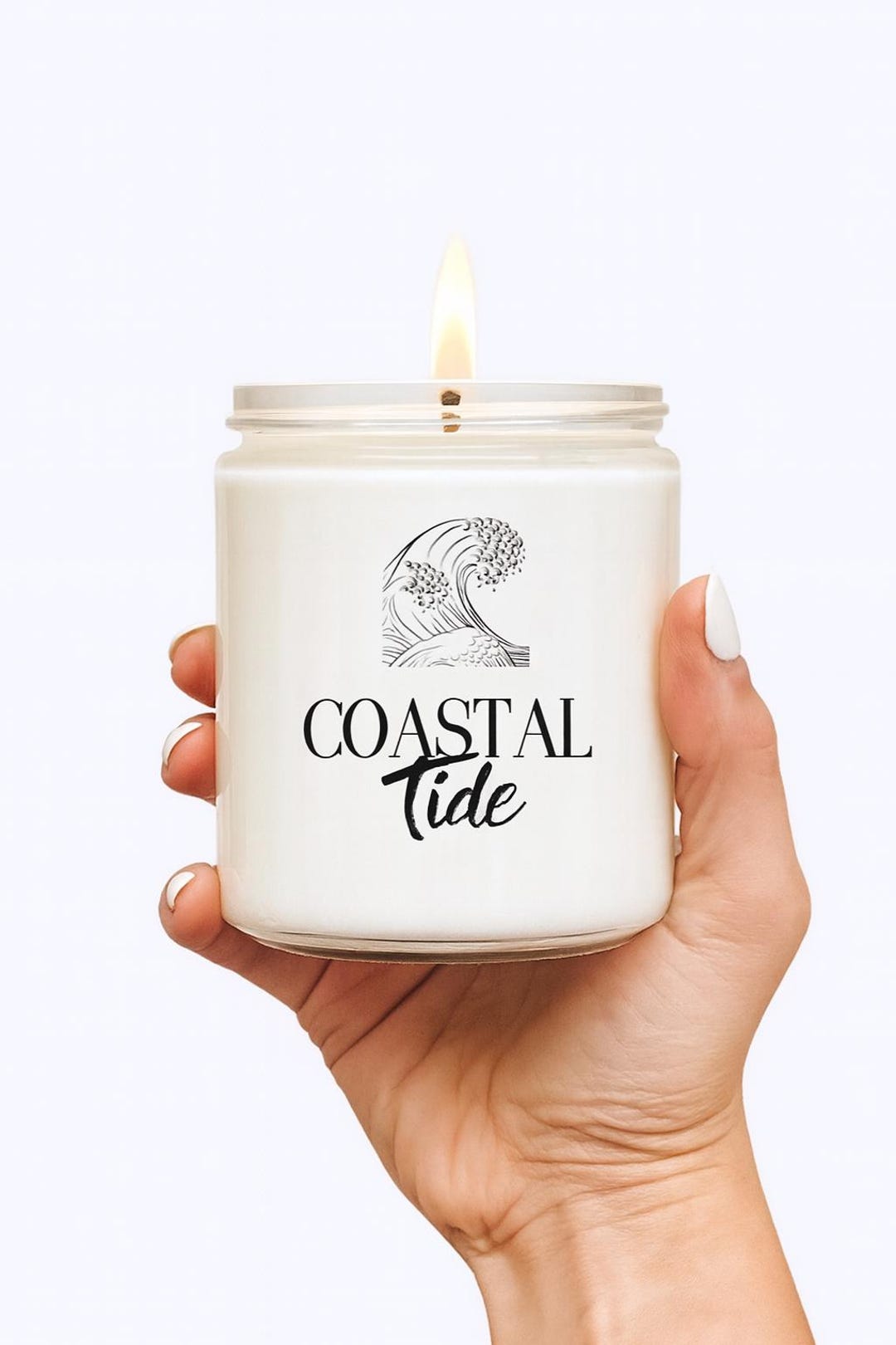 Coastal Tide Soy Candle | Clean Ocean Breeze Scent | Hand-poured ...