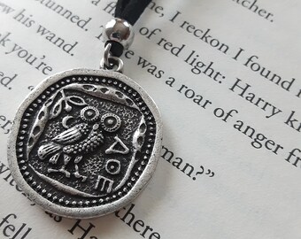 Owl Coin Necklace | Etsy