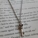 3 Colors Available Unique Small Silver Skeleton Key Pendant - Etsy