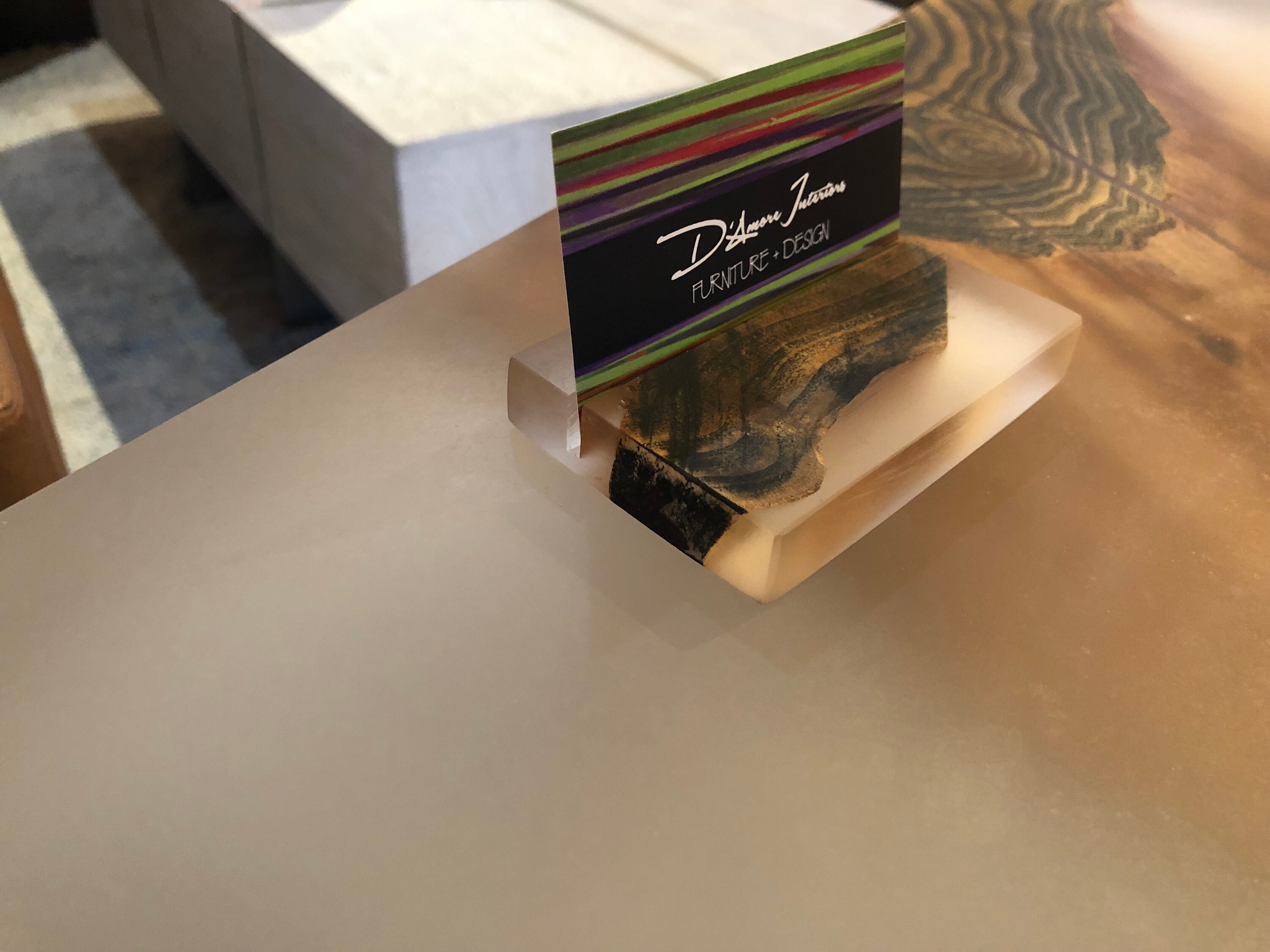 Black Ice Epoxy River Writing Desk - Etsy