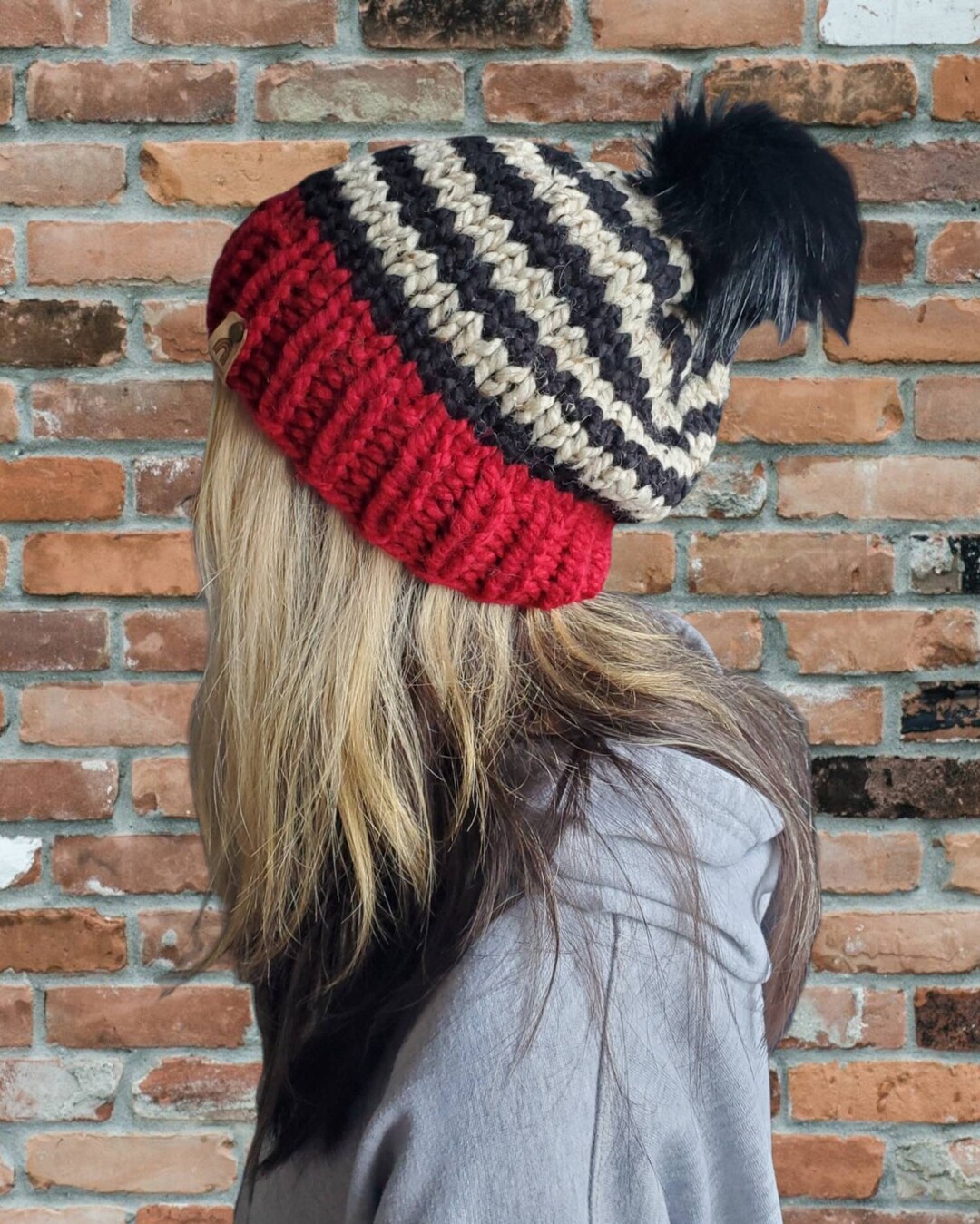 Knit Hat, Classy Urban Style Winter Tuque - Etsy.de